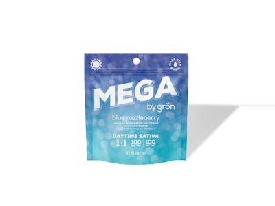 Buy Grön Grön 1:1 Blue Razzleberry Mega Pearl- Daytime Sativa - CBG/THC ...